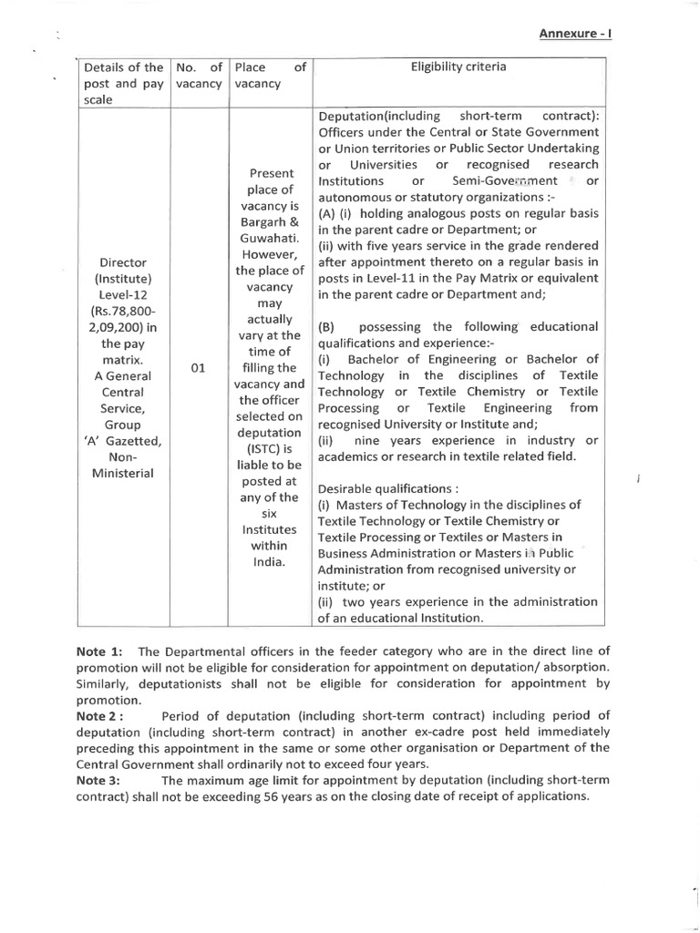 Vacancy Circular-3-4 | PDF