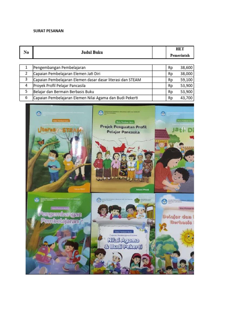 Katalog TK Paud | PDF