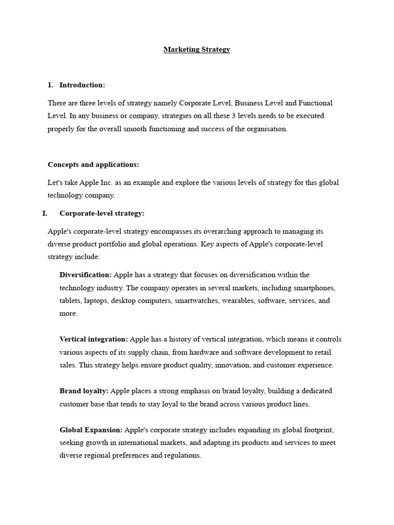Marketing Strategy Assignment | PDF | Apple Inc. | Marketing