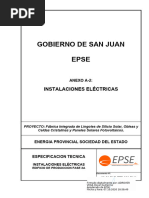 SMEC - Especificación Técnica Resumen | PDF | Transformador | Fusible (Eléctrico)