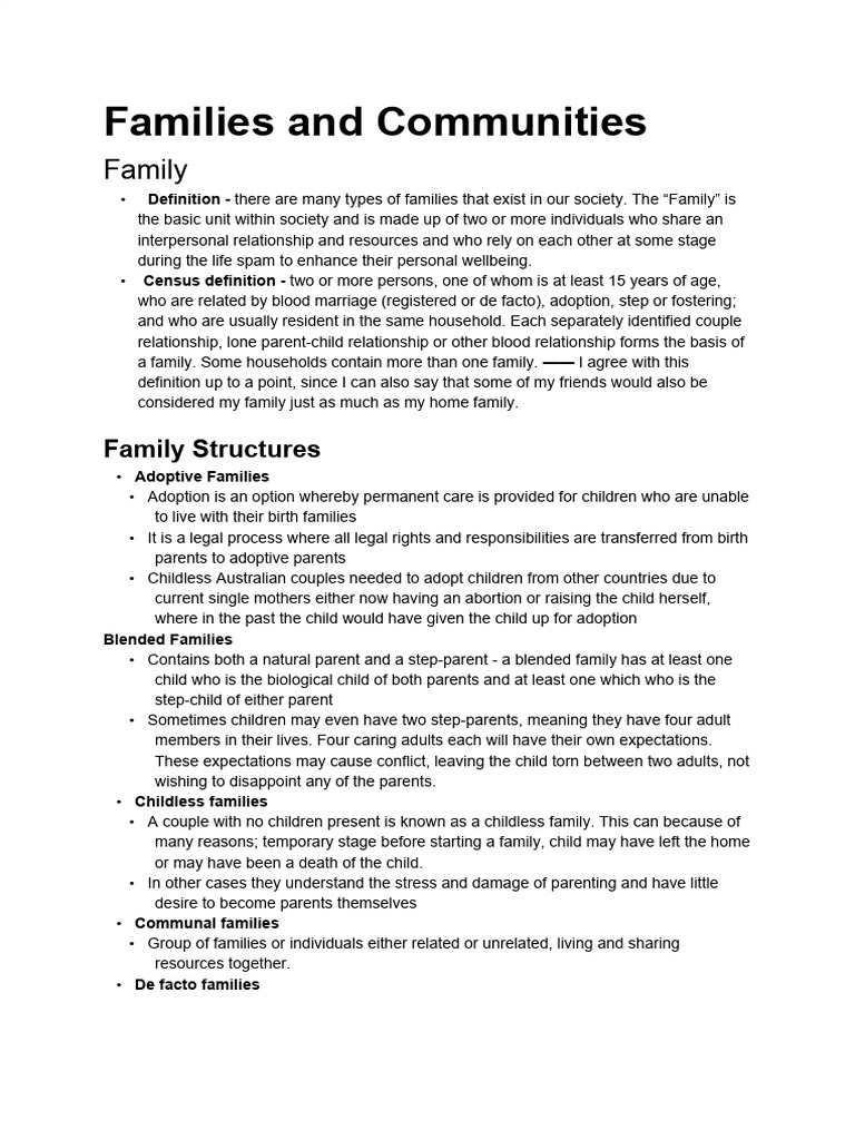 Understanding Family Structures and Roles | PDF | Family | Adoption