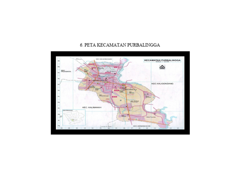Peta Kecamatan Purbalingga Lengkap | PDF