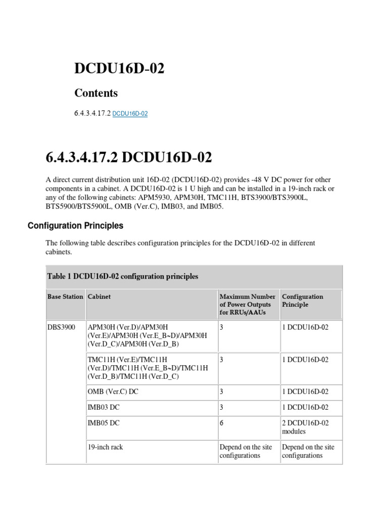 DCDU16D-02 DC Power Distribution Guide | PDF | Fuse (Electrical ...