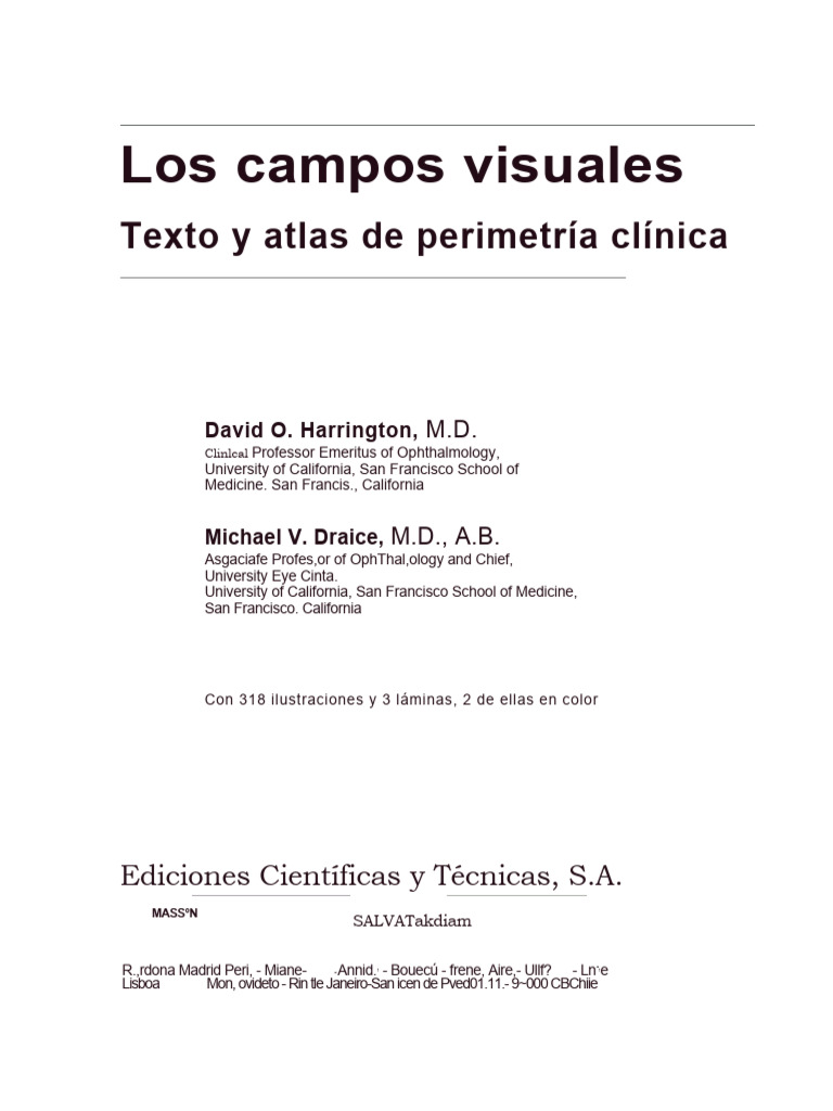 Campos Visuales y Perimetría Clínica | PDF | Glaucoma | Anatomía humana