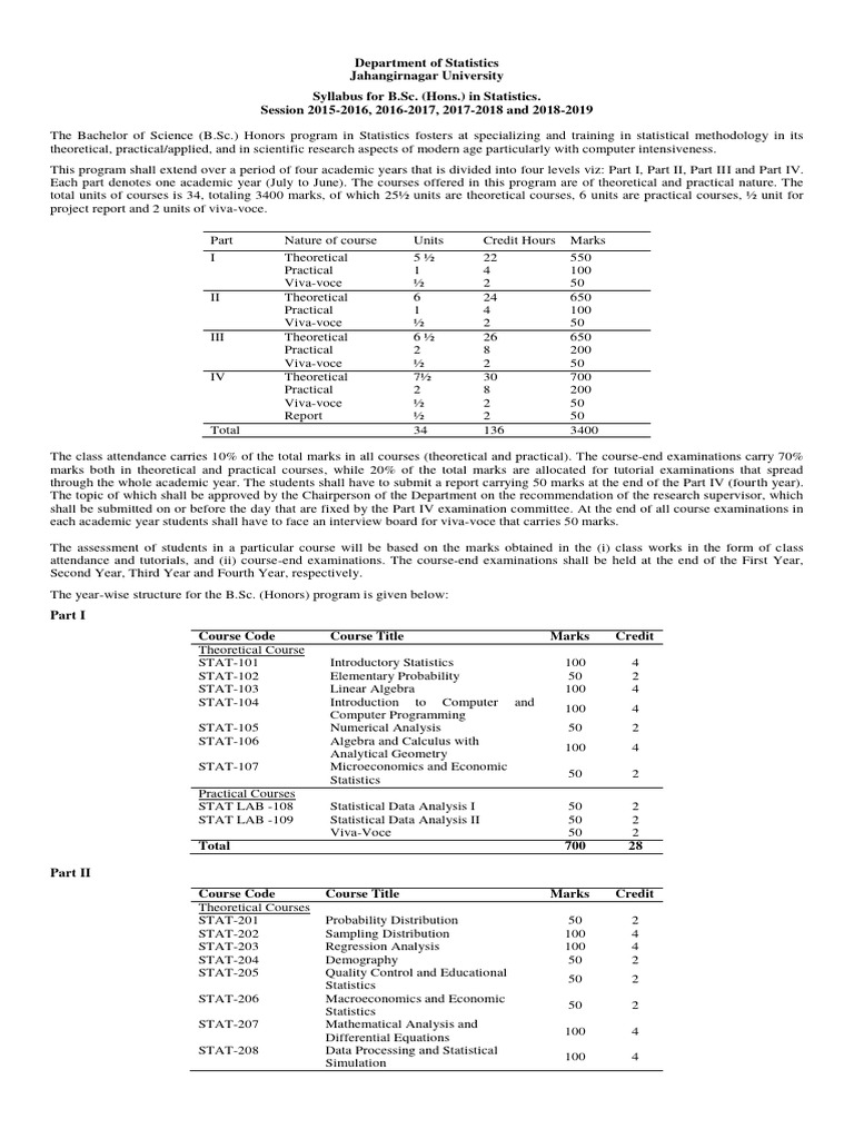 14 Final B.sc. Syllabus A8619c | PDF | Linear Regression | Matrix (Mathematics)
