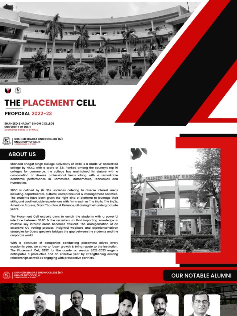 The Placement Cell Proposal 2022-23 | PDF | Business