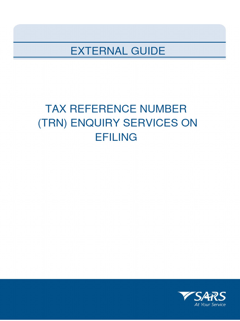 TRN Enquiry Services Guide on eFiling | PDF | Taxes | Value Added Tax
