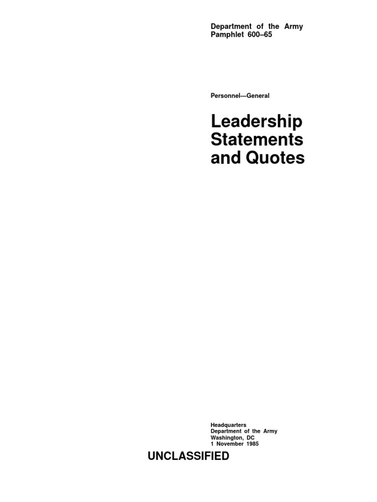 Army Quotations | PDF | Leadership | George S. Patton