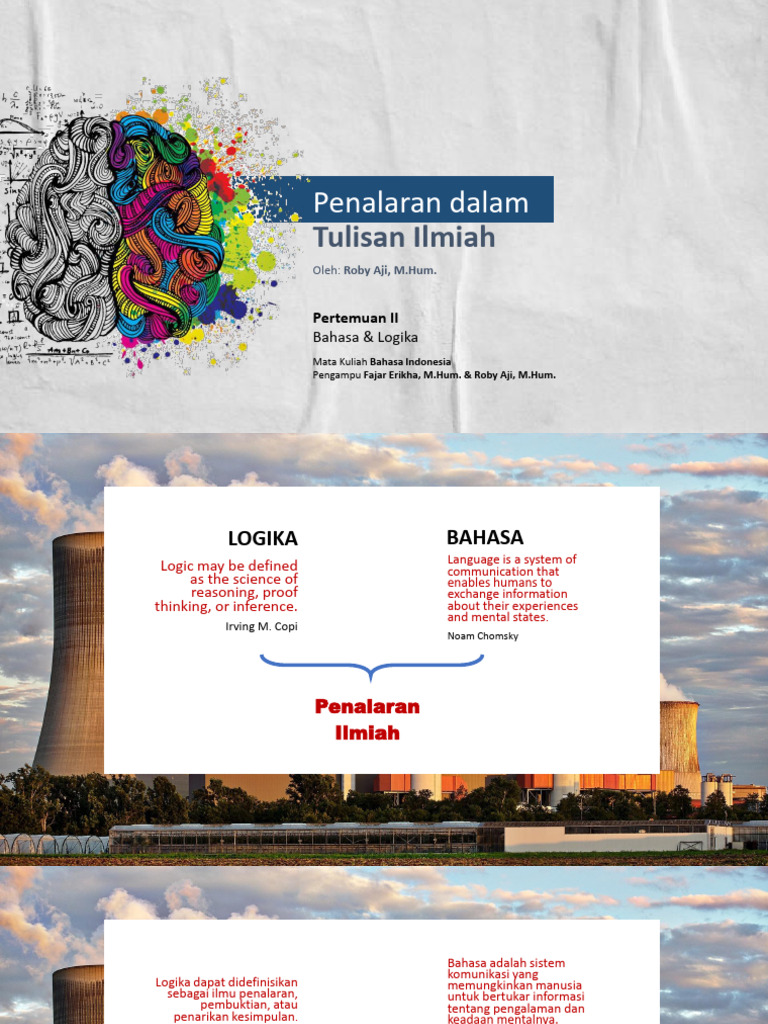 BI2 - 2 - Logika Dan Bahasa | PDF