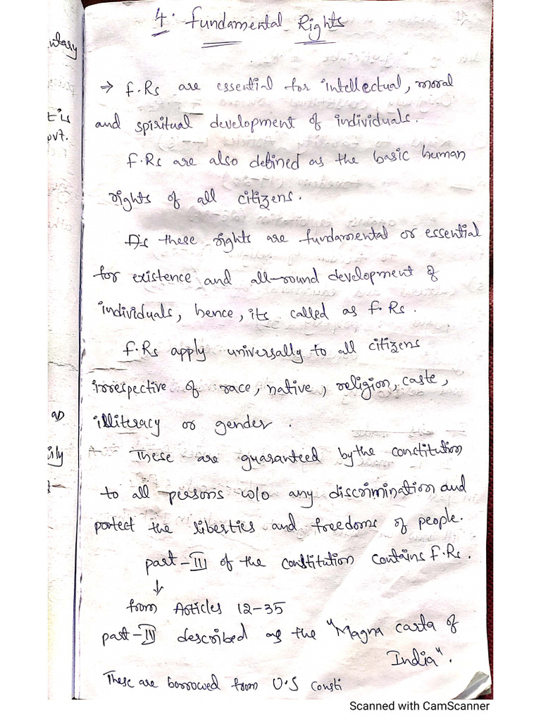 Fundamental Rights | PDF