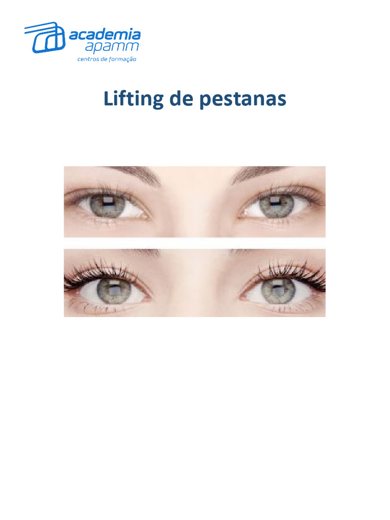 Manual Lifting de Pestanas | PDF