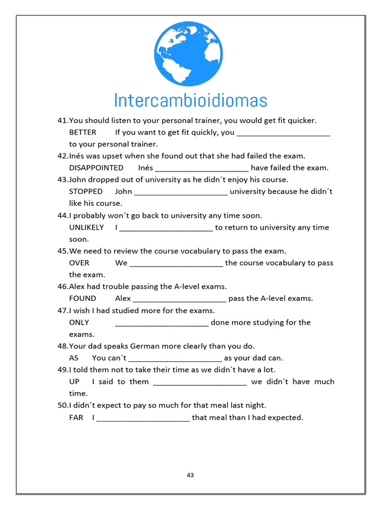 B2 Use of English Part 4 1 43 48 | PDF