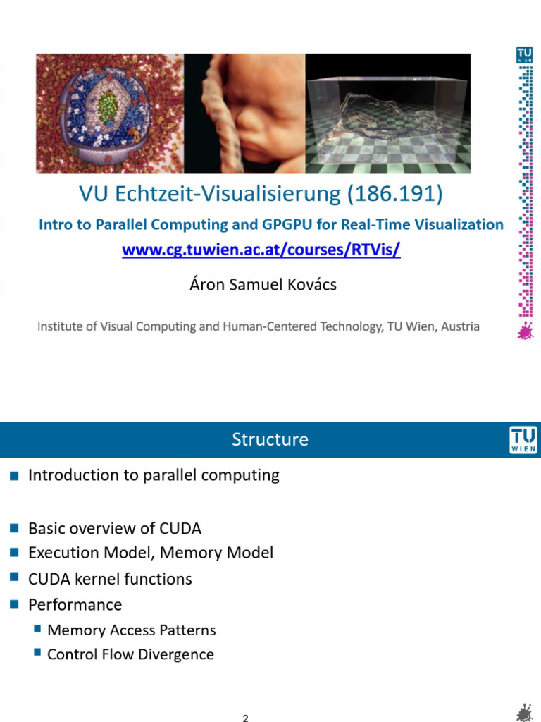 02_RTVis_GPGPU_CUDA | PDF | Parallel Computing | Central Processing Unit