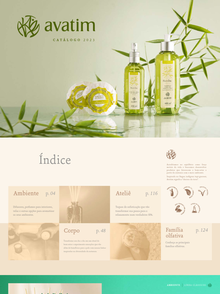 CatÃ¡logo Avatim 2023 (atualizado 31 03) | PDF | Perfume | Óleo essencial