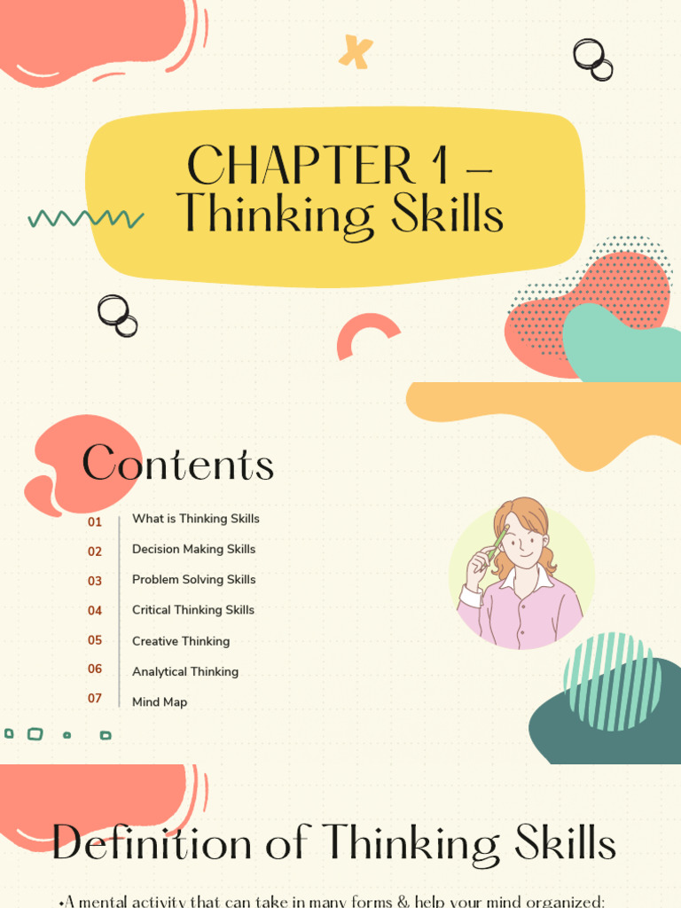 Chapter 1 Thinking Skills | PDF | Thought | Creativity