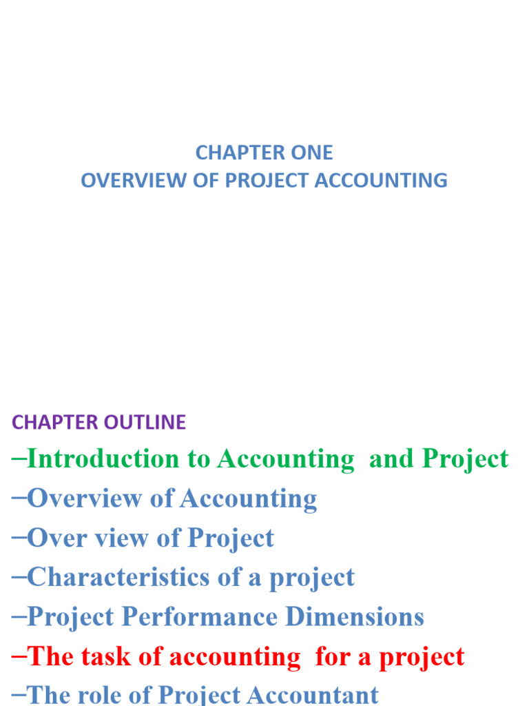 Overview of Project Accounting | PDF | Accounting | Invoice