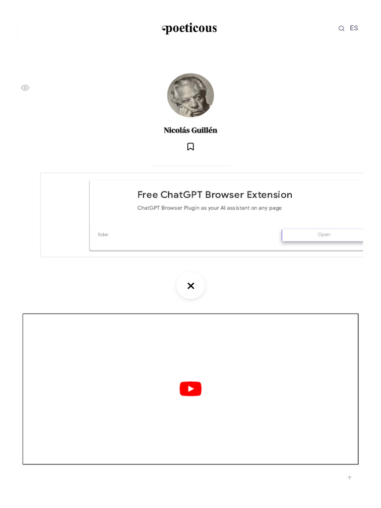 El Apellido, Por Nicolás Guillén - Poéticous - Poemas, Ensayos y ...
