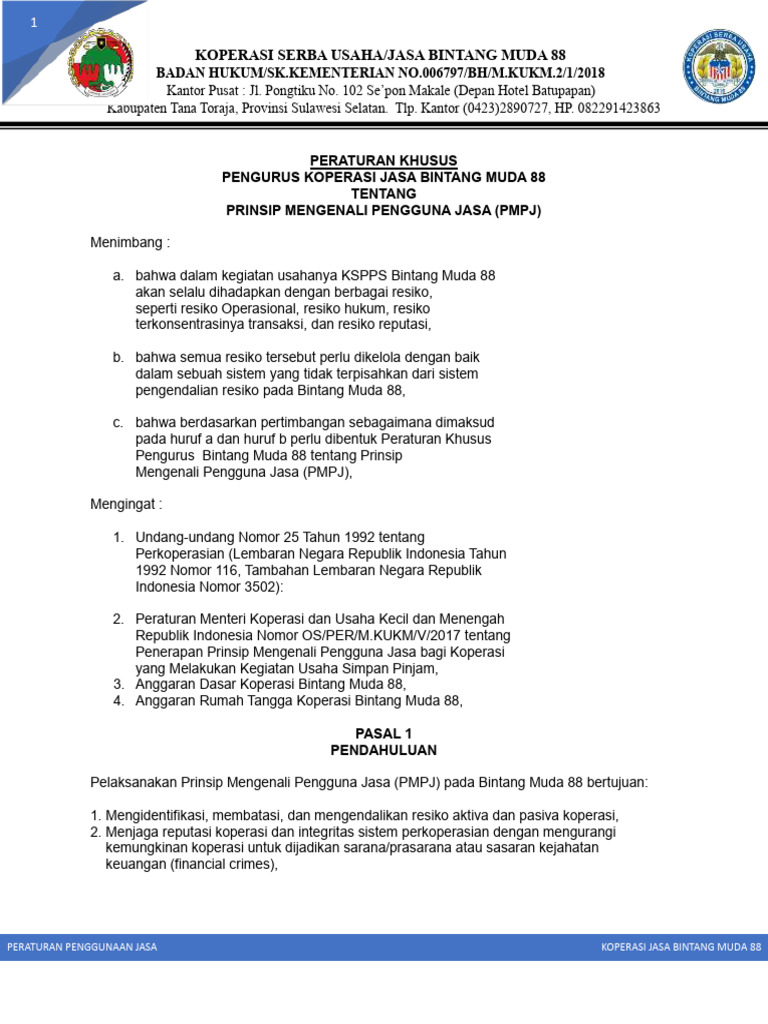 PMPJ BM88 | PDF | Pengelolaan Keuangan & Uang | Hukum