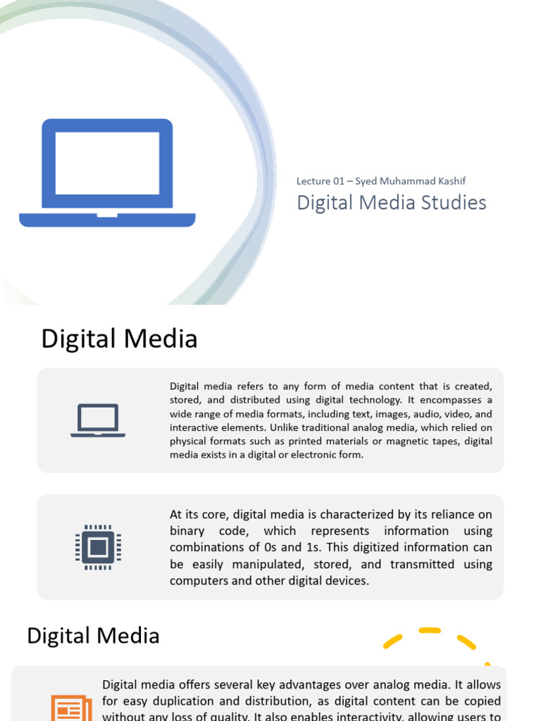 01-Digital Media Studies | PDF | Mass Media | Augmented Reality