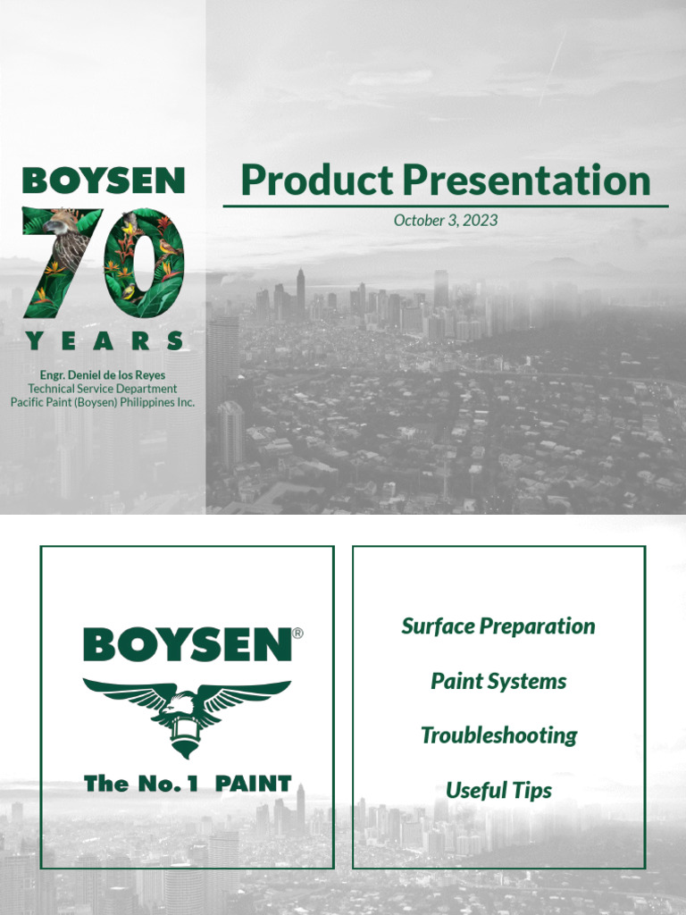 BOYSEN Product Presentation 2023 v1.1 | PDF | Paint | Acrylic Paint
