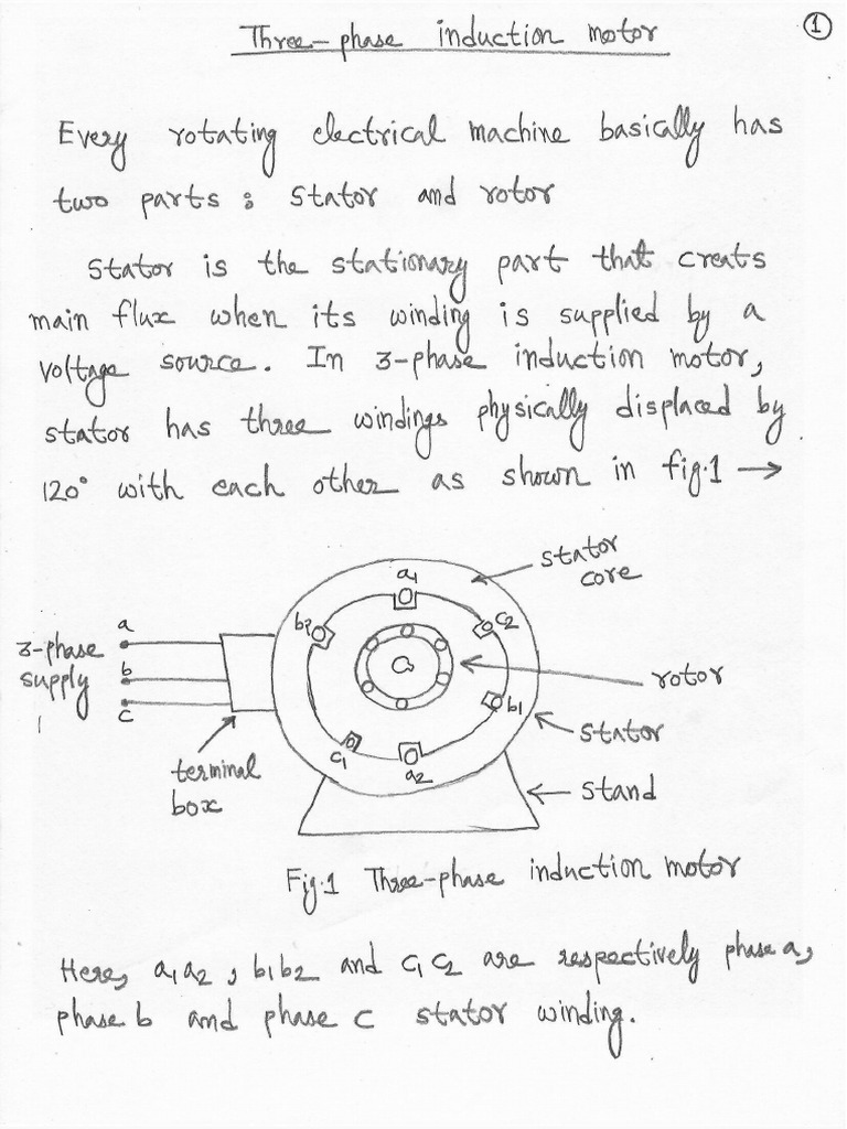 Induction Motor Slip & Speed Calculations | PDF