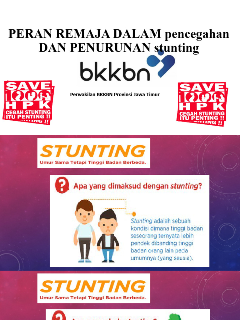 Peran Remaja Dalam Pencegahan Stunting | PDF