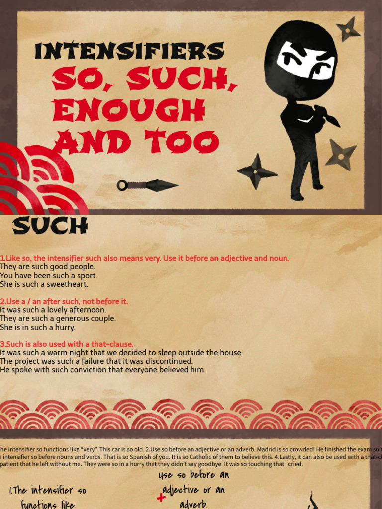 Intensifiers in English | PDF | Adverb | Adjective