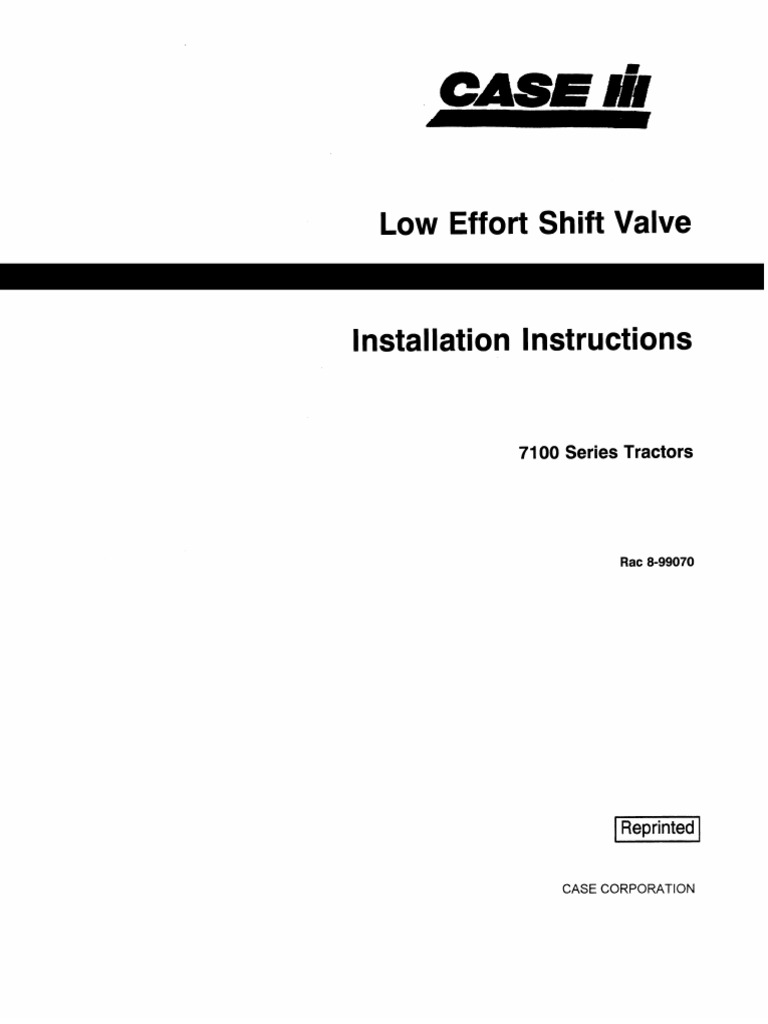 Effort Shift TCV | PDF