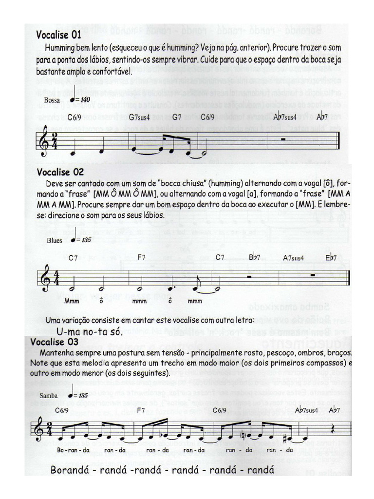 Vocalise 1,2,3 | PDF