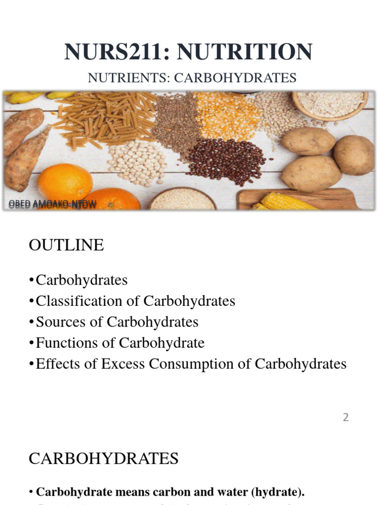 Nutrition: Understanding Carbs | PDF | Carbohydrates | Starch