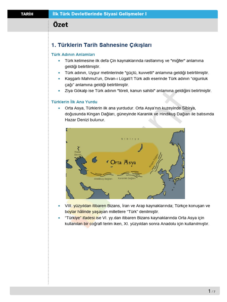 Ilk Turk Devletlerinde Siyasi GelismelerI | PDF