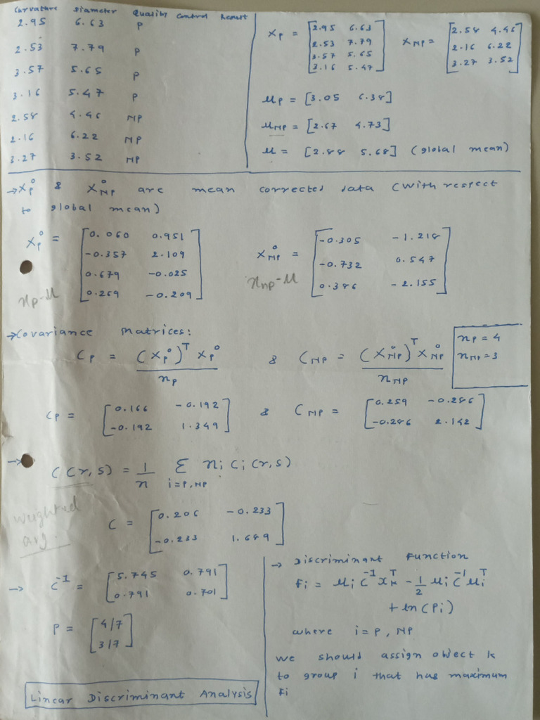 LDA Numerical | PDF LDA Numerical | PDF