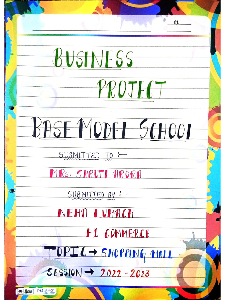 Business Studies Project File | PDF