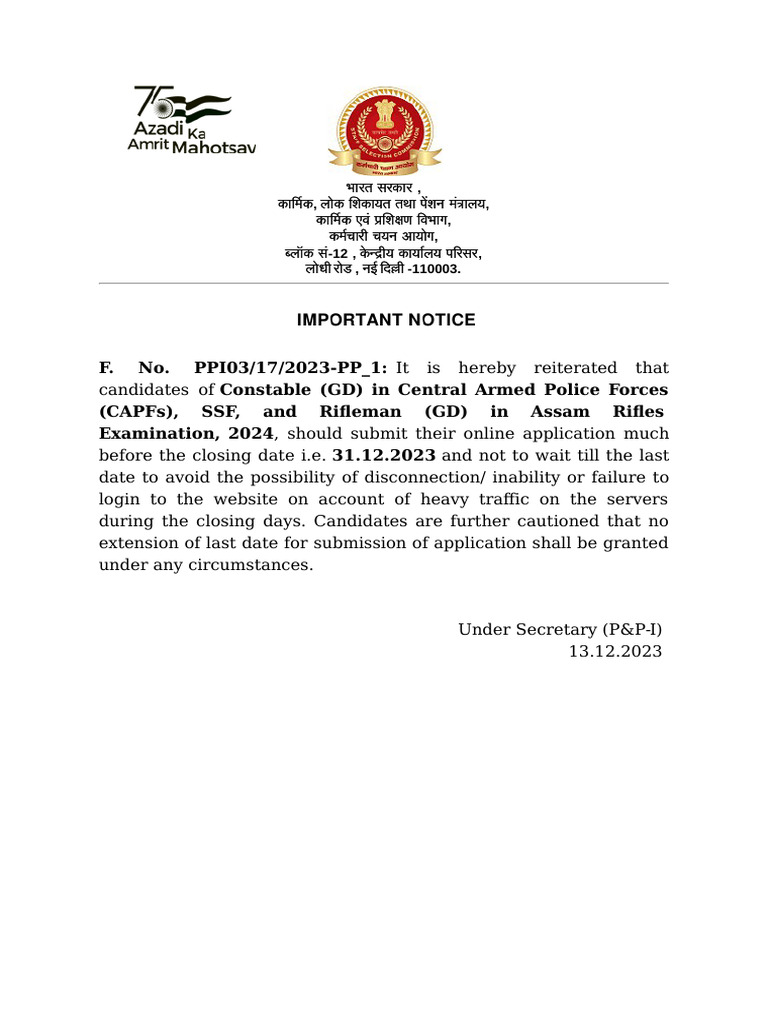 Important Notice for CT/GD Applicants | PDF | Business