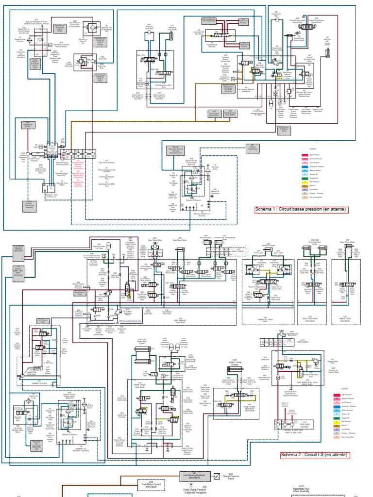 Schémas Hydraulique A3 | PDF | Pump | Fluid Dynamics