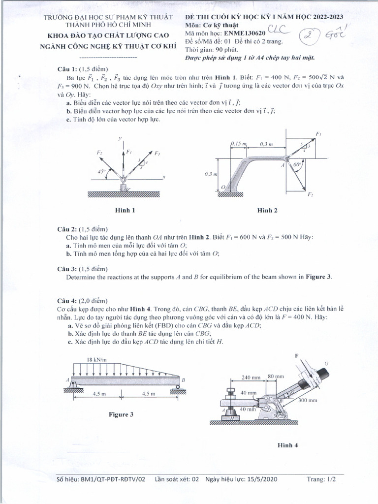 CKT HK1 22 23 CLC | PDF