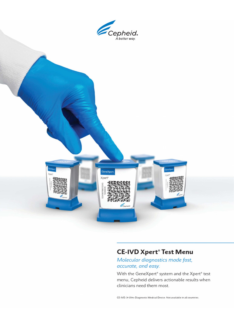 Cepheid GeneXpert System Menu Flyer CE IVD 0293 English | PDF | Cancer ...