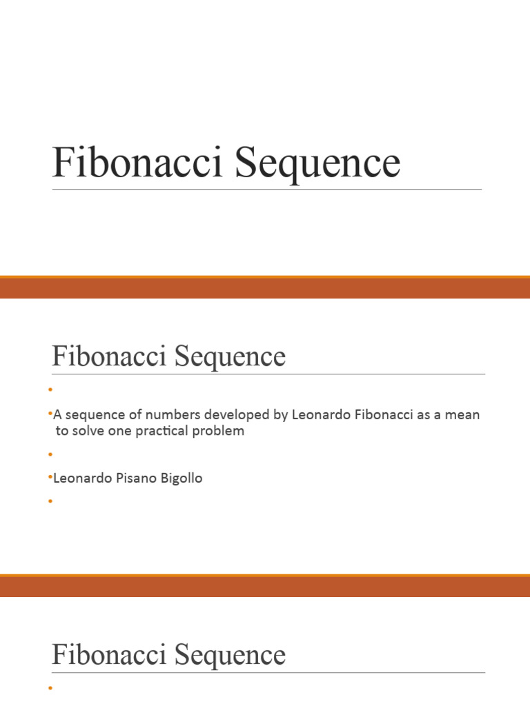 Fibonacci Sequence | PDF | Games & Activities
