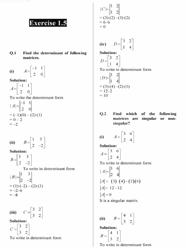 9th Class Math Chapter 1 1.5 | PDF