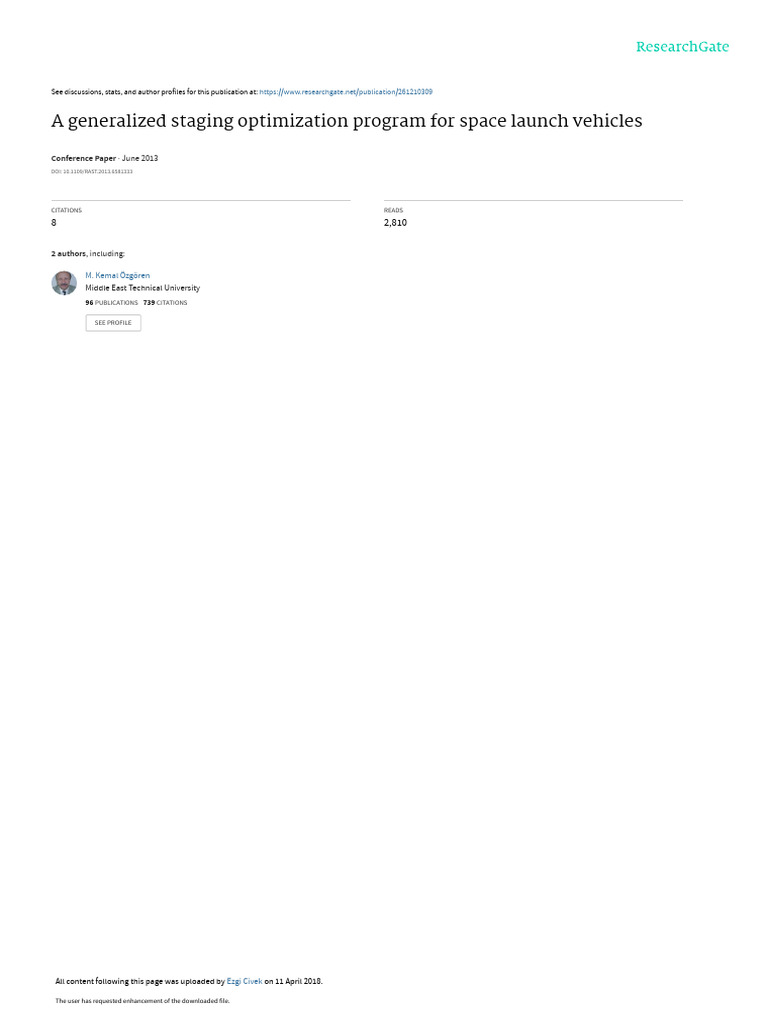 Physics EE Stage Optimization | PDF | Multistage Rocket | Rocket