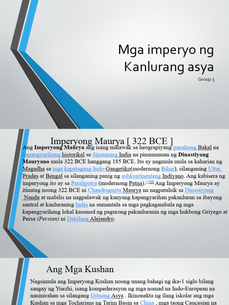 Mga Imperyo NG Kanlurang Asya | PDF