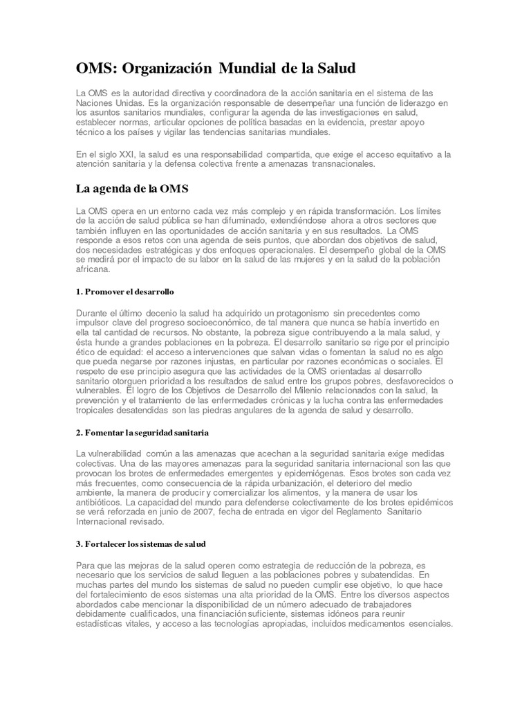 Aps 6 Descargar Gratis PDF Organizaci n Mundial De La Salud