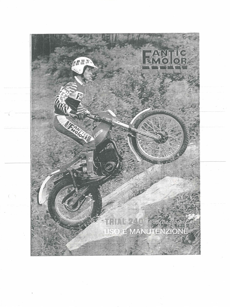 Fantic 240 Trial FM450 User Manual | PDF