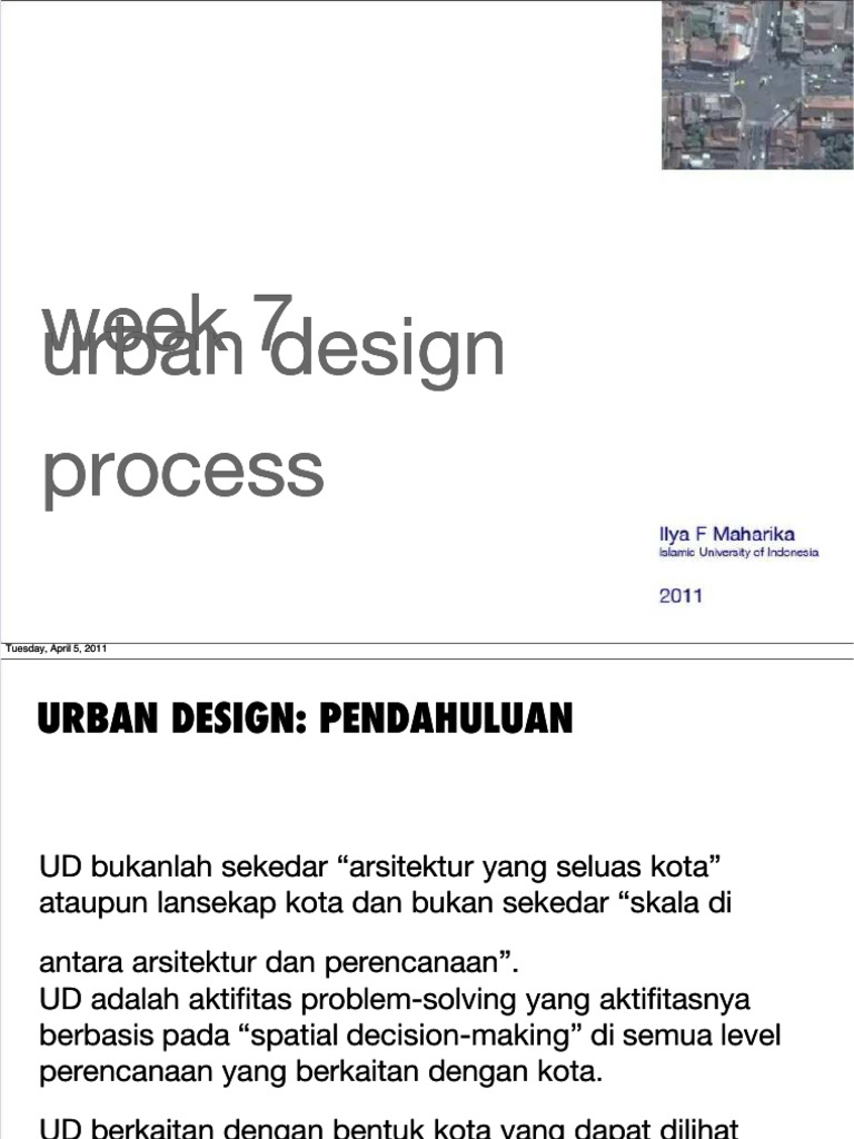 PDF Kajian Kota Week 7 Urban Design Shirvani - Compress | PDF