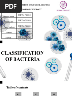 Bacteria Classification | PDF | Bacteria | Taxonomy (Biology)