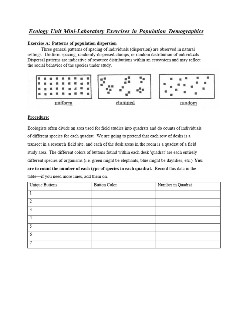 04 Population Mini Labs | PDF | Reproduction | Natural Environment