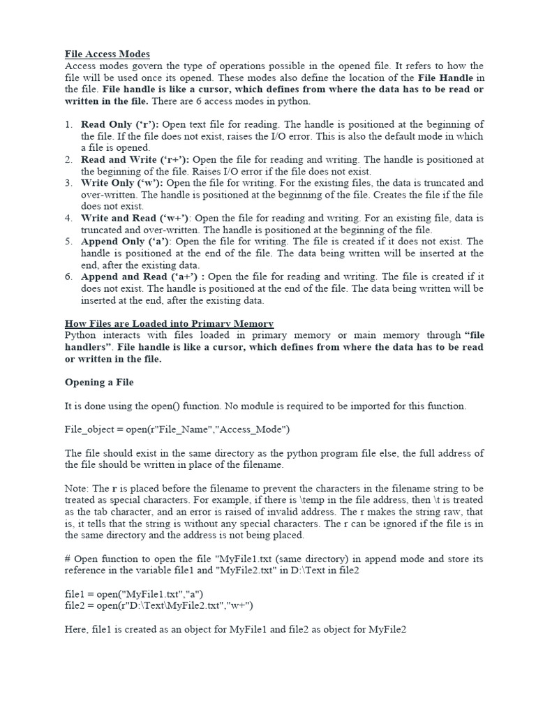 8.3 Opening and Closing Files | PDF | Filename | Computer File