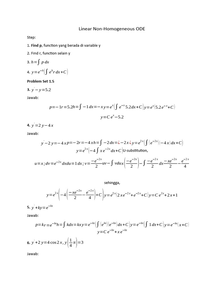 Problem Set 1.5 | PDF