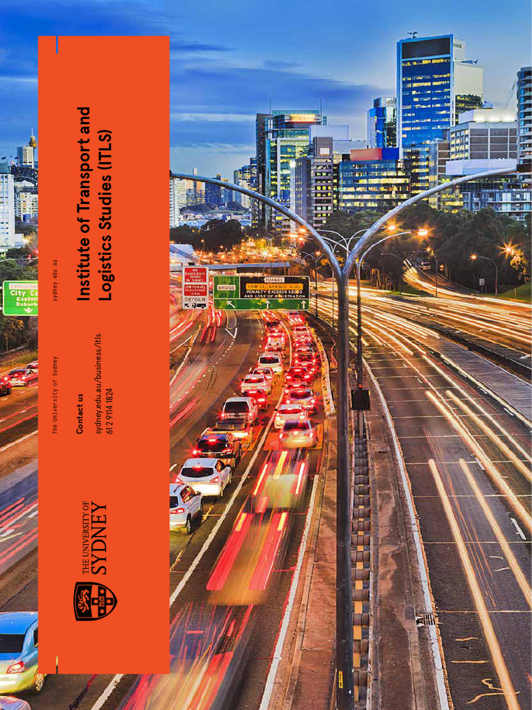 Institute of Transport and Logistics Studies Brochure | PDF | Transport ...
