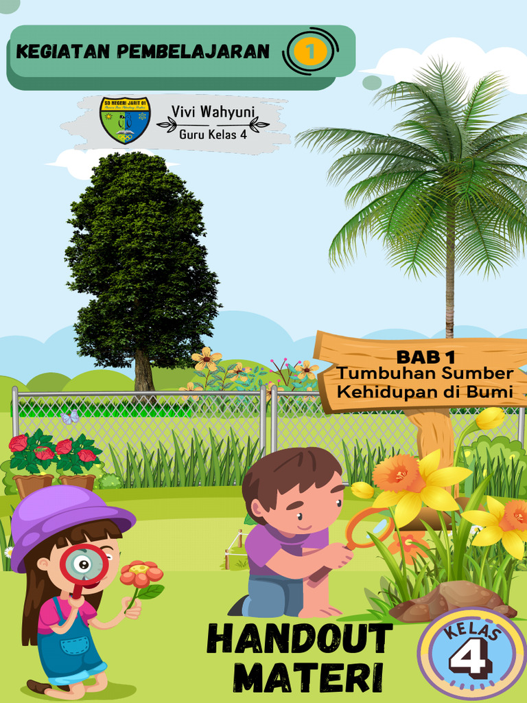 Materi Tumbuhan Kelas 4 IPAS | PDF | Griya & Taman | Teknologi & Rekayasa